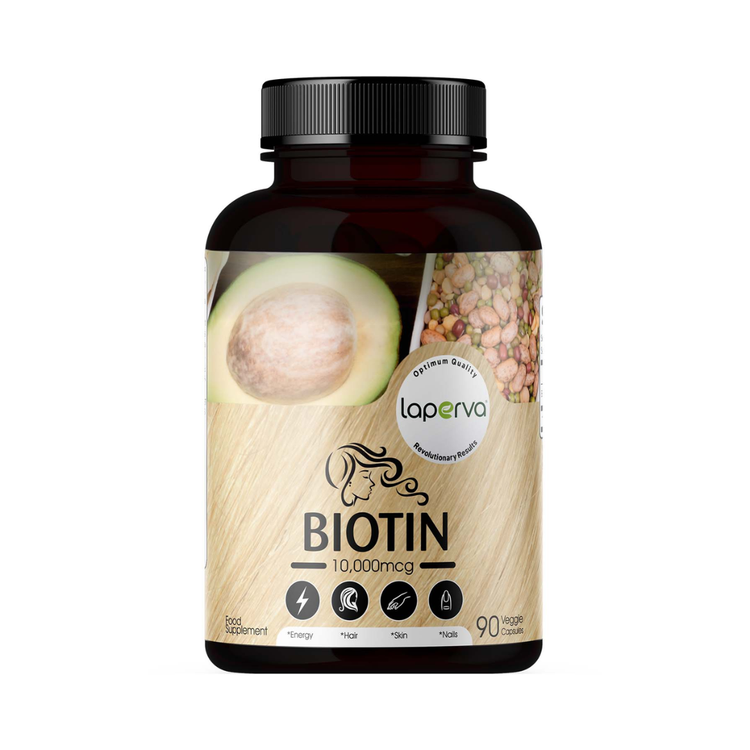 LAPERVA BIOTIN 10,000mcg-90 CAPS– Protein Nation
