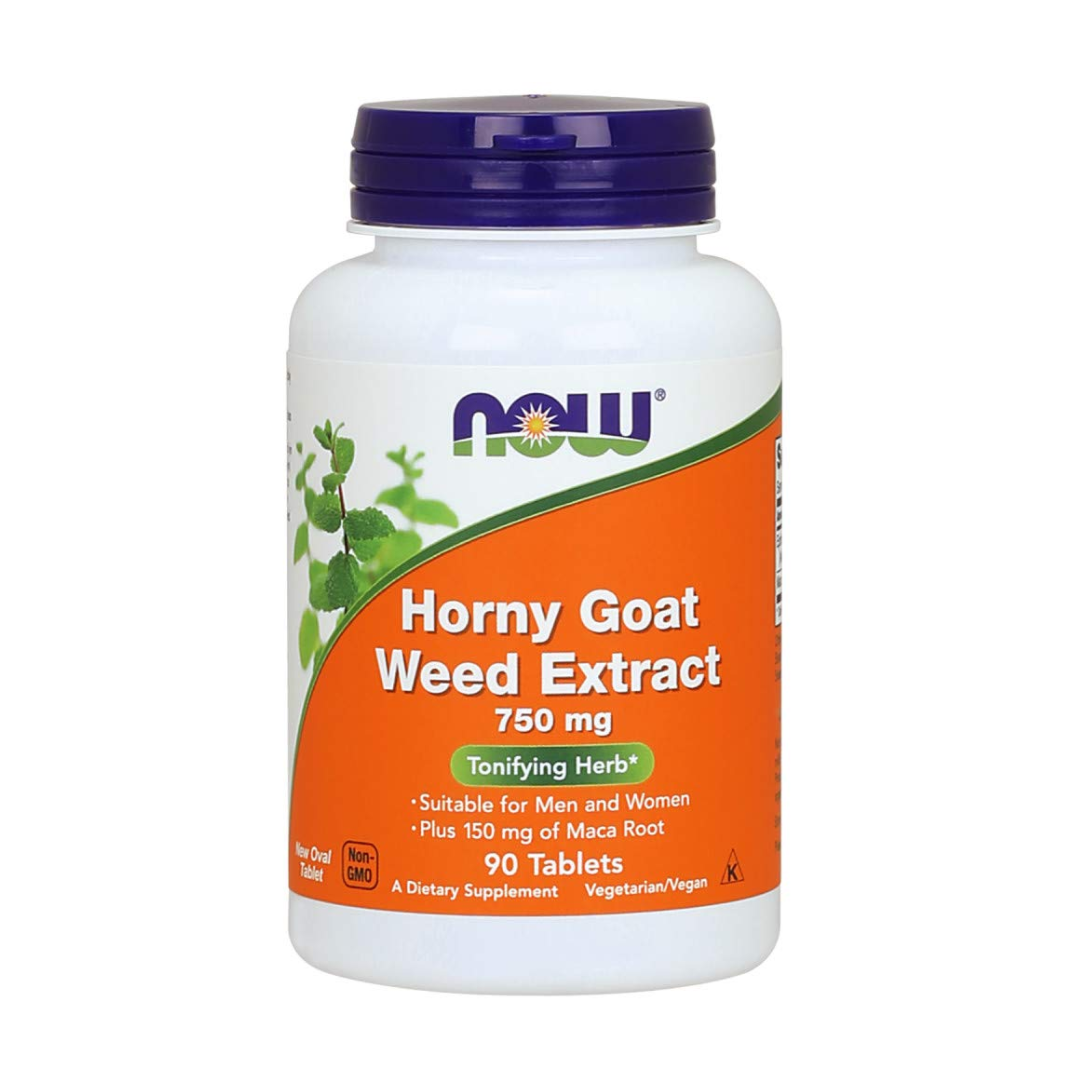 NOW Horny Goat Weed Extract-90 Tabs– Protein Nation