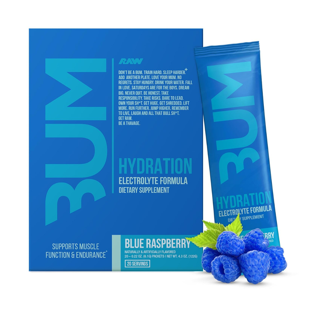 Raw Bum Hydration Blue Raspberry– Protein Nation