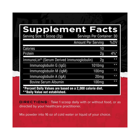 UNMATCHED IMMUNO -IGG -30 SER - UNFLV– Protein Nation